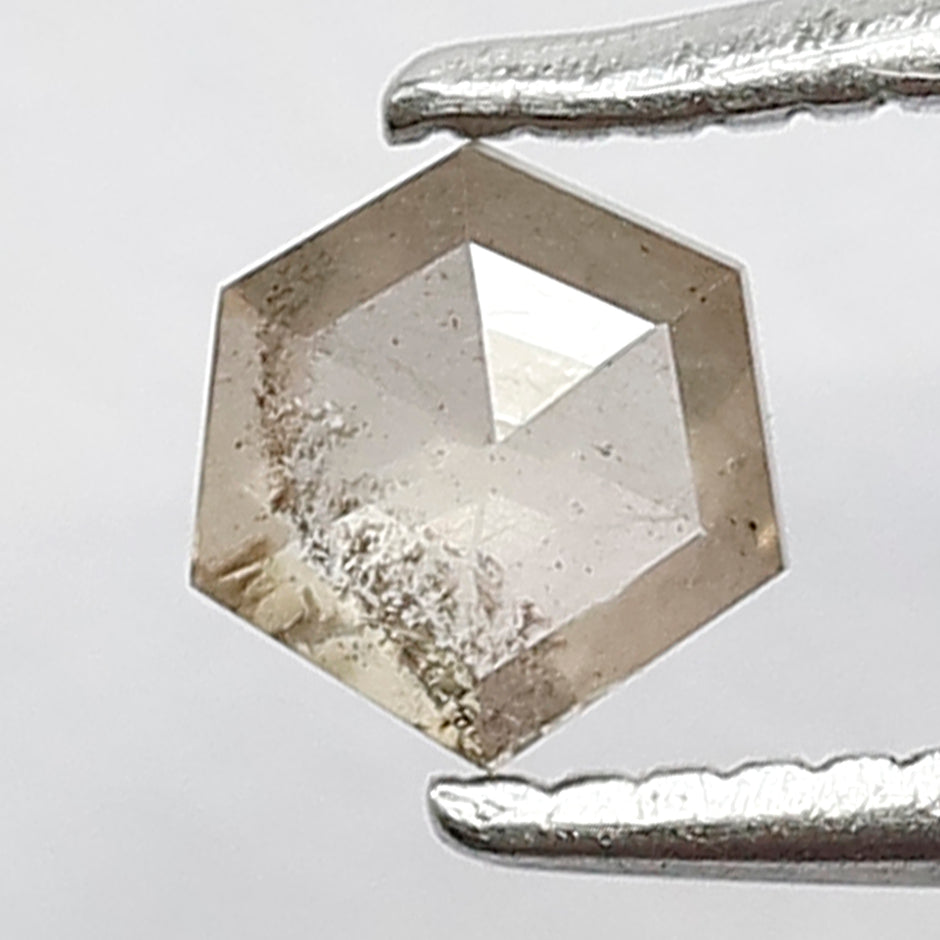 Loose Hexagon Salt and Pepper Diamonds for Sale – Mystique Diamond
