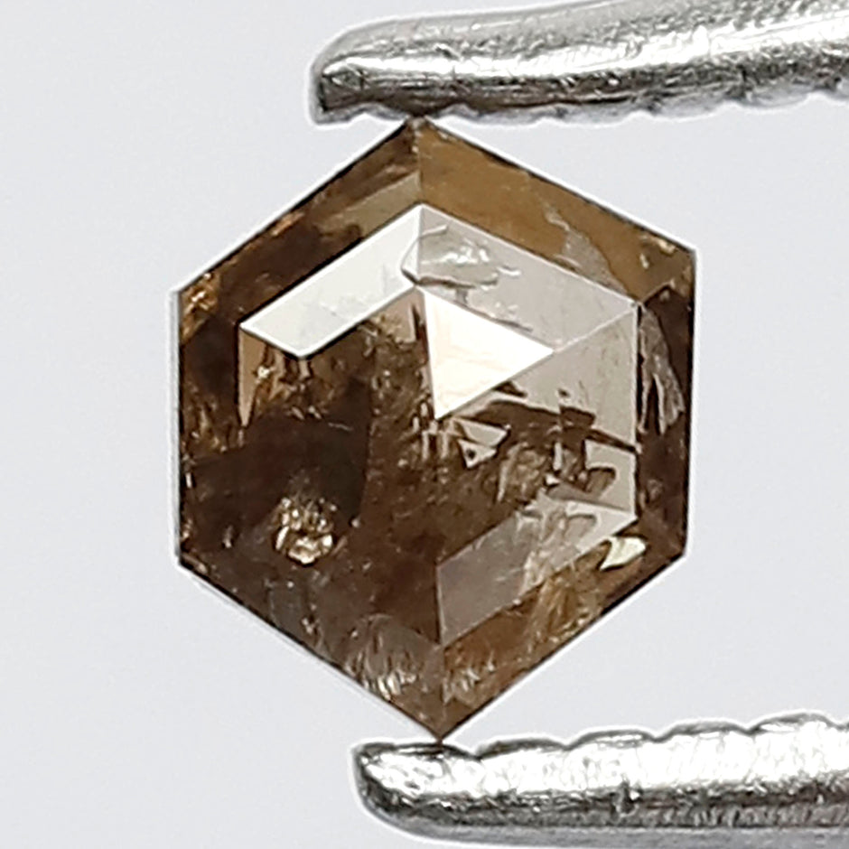 Loose Hexagon Salt and Pepper Diamonds for Sale – Mystique Diamond